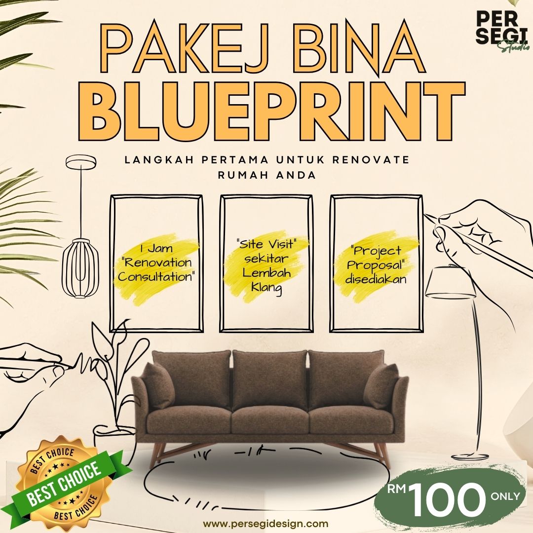 Pakej Bina Blueprint - Persegi Studios